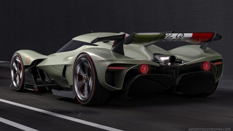 Alfa Romeo C8-R Tazio: l'hypercar per il WEC potrebbe essere così ...