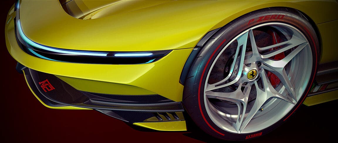 Ferrari F42: il concept che immagina la versione moderna della F40 ...