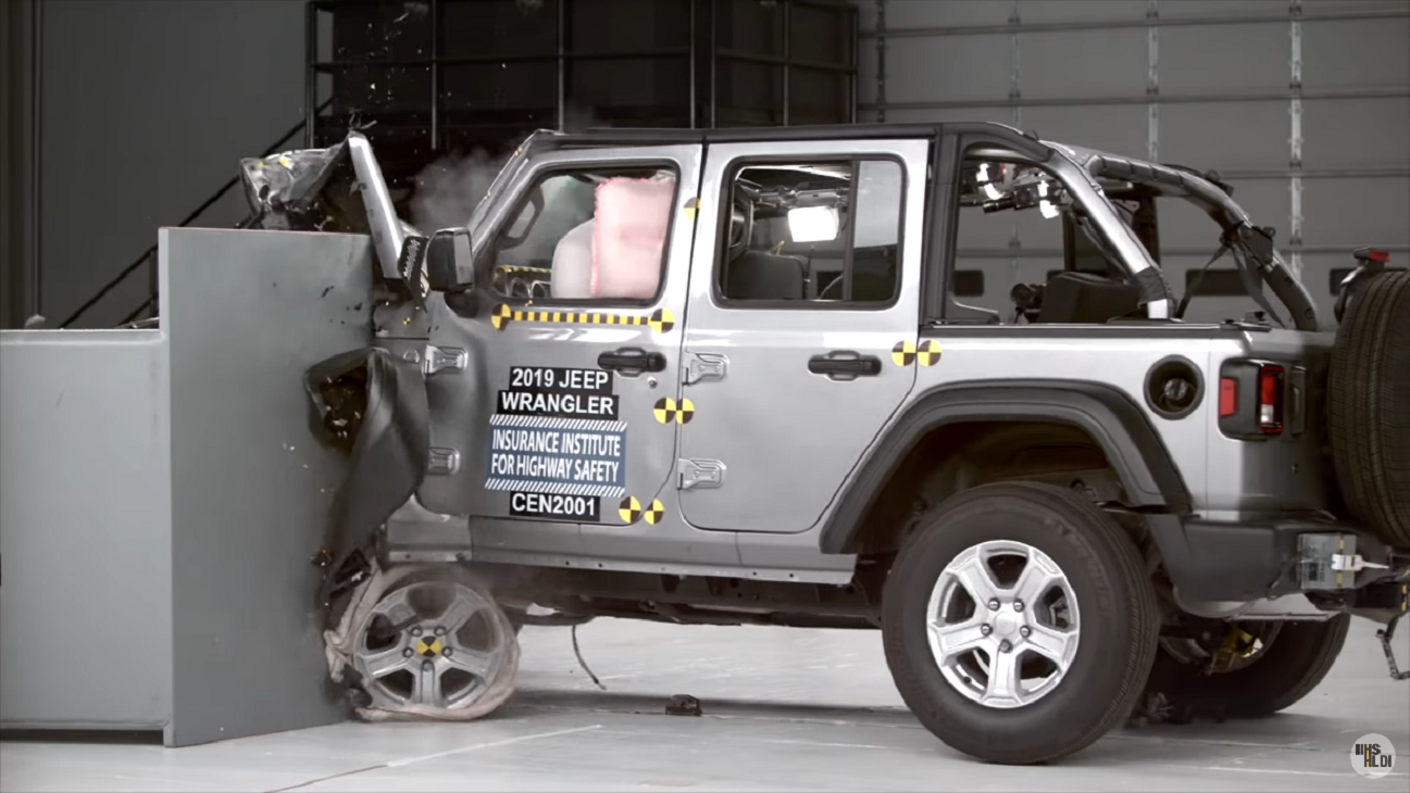 Jeep Wrangler si ribalta negli ultimi crash test | Video - ClubAlfa.it