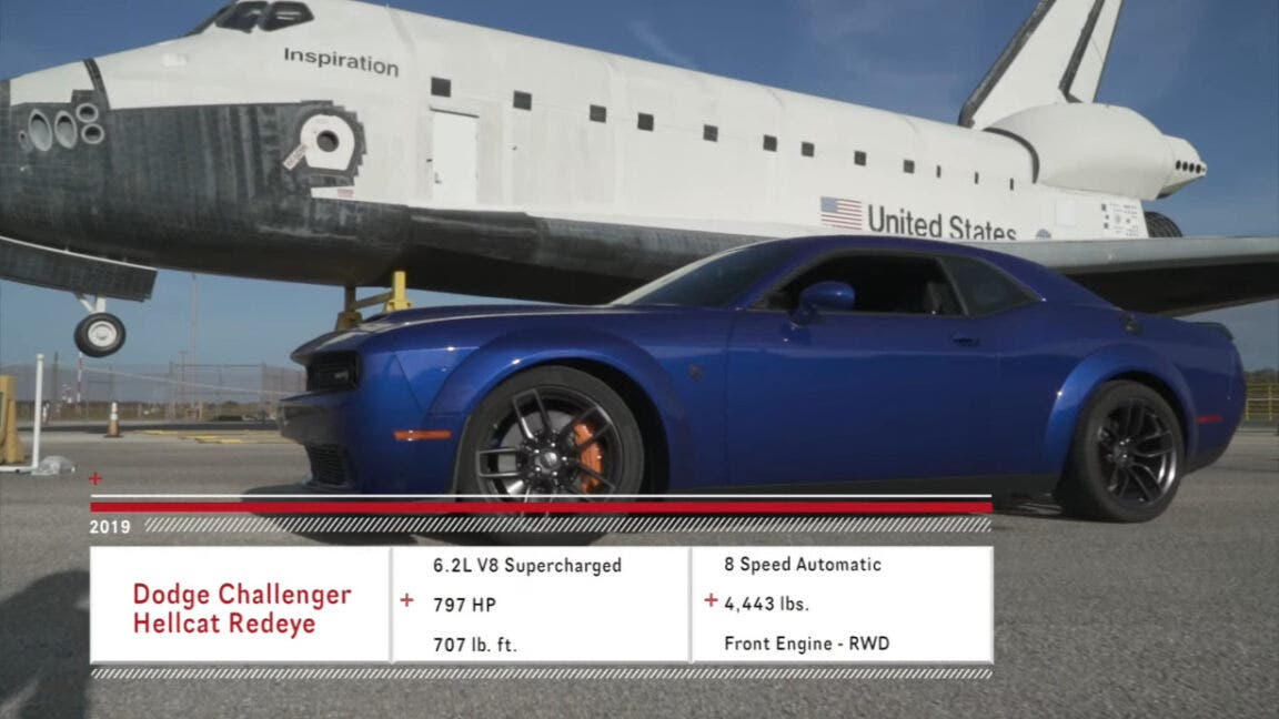Dodge Challenger SRT Hellcat Redeye mostra la sua velocità massima ...