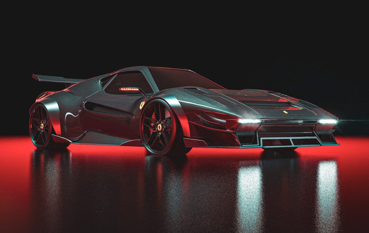 Ferrari 288 GTO: un restyling moderno con kit widebody e luci a LED ...