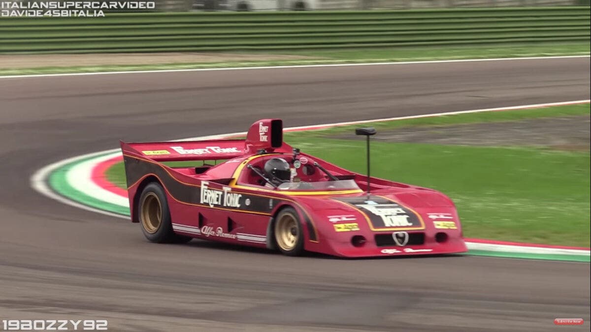 Alfa Romeo 33 SC sfreccia sul circuito di Imola | Video - ClubAlfa.it