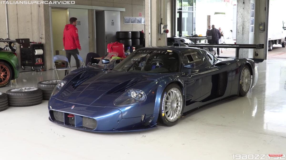 Maserati MC12 Corsa sfreccia durante i Challenge and GT Days 2020 ...