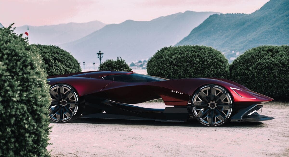 Maserati Neptune immagina il design di una supercar elettrica del ...