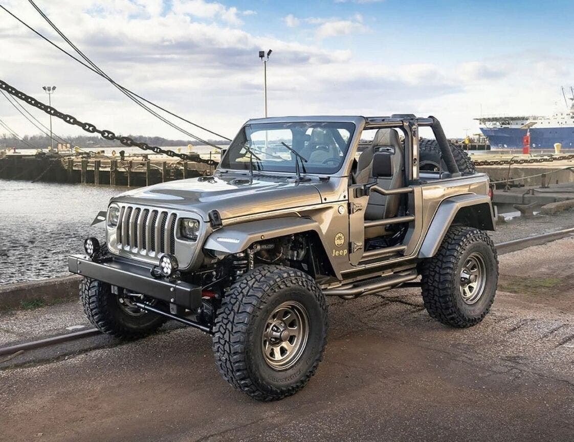 Questo kit trasforma l'attuale Jeep Wrangler nella classica Jeep ...