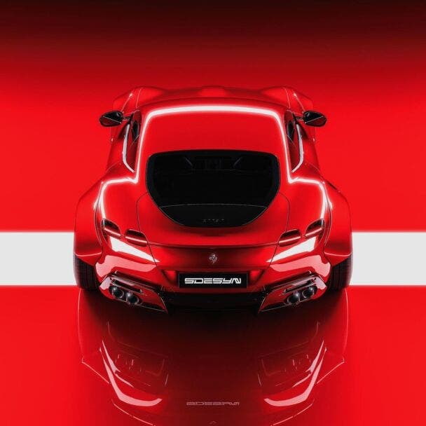 Ferrari Roma: un progetto digitale immagina la versione widebody ...
