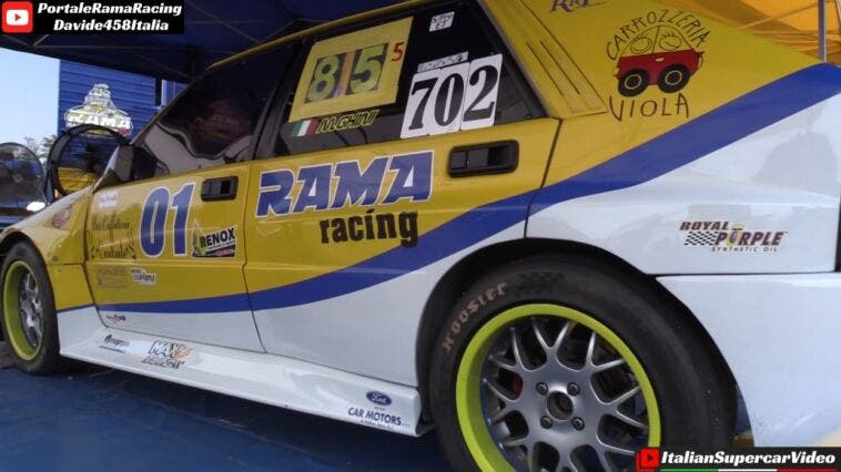 Lancia Delta Proto RR1 Evo di Rama Racing in azione sulla pista di ...