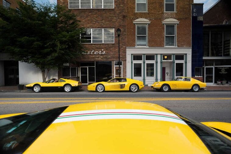 Ecco l'unica collezione al mondo di Ferrari gialle - ClubAlfa.it