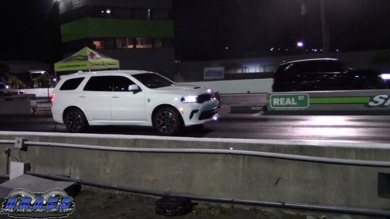 Il Dodge Durango SRT Hellcat partecipa alle prime drag race | Video ...