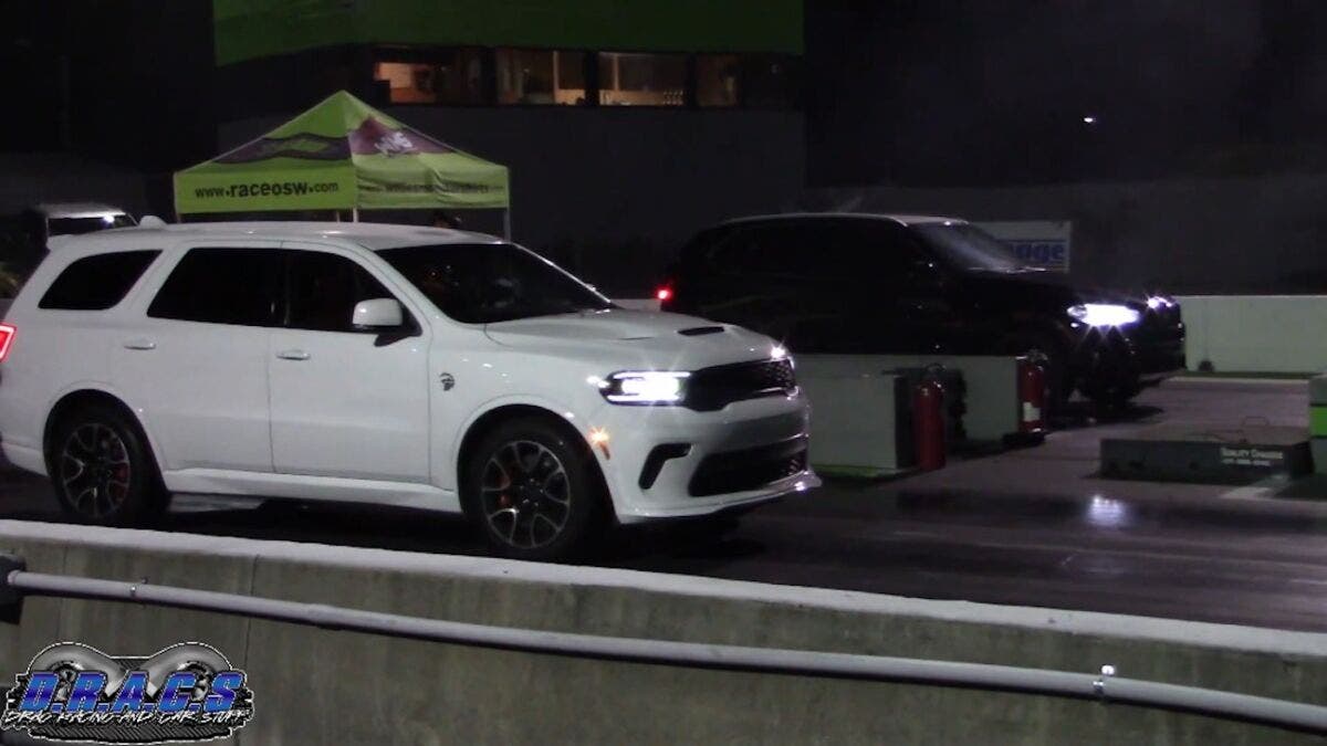 Il Dodge Durango SRT Hellcat partecipa alle prime drag race | Video ...