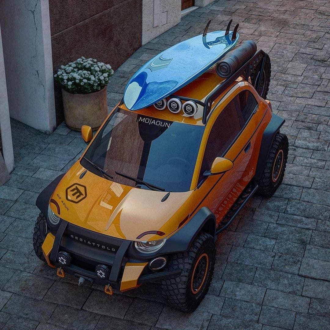 La Fiat 500 Si Trasforma In Un Fuoristrada Compatto In Questo Progetto La Fiat 500 Si Trasforma In Un Fuoristrada Compatto In Questo Progetto