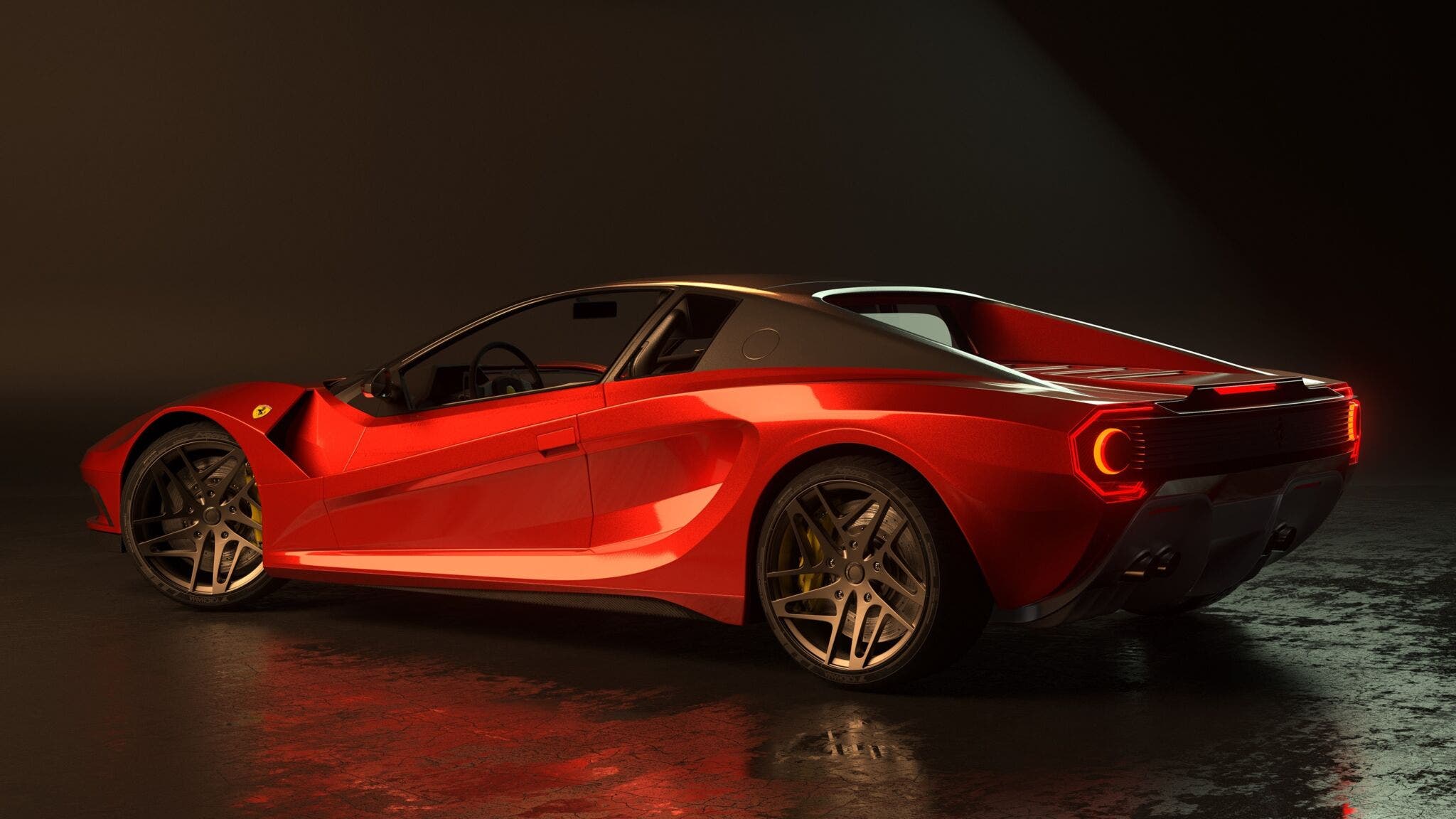 Ferrari Testarossa: ecco come sarebbe la versione in chiave moderna ...