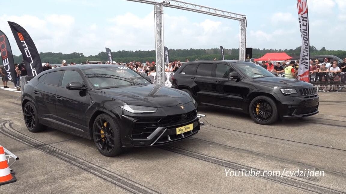 Jeep Grand Cherokee Trackhawk vs Lamborghini Urus: chi vince la drag ...