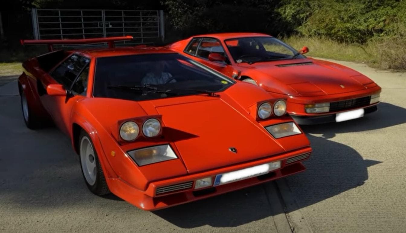 Ferrari Testarossa vs Lamborghini Countach | Video - ClubAlfa.it