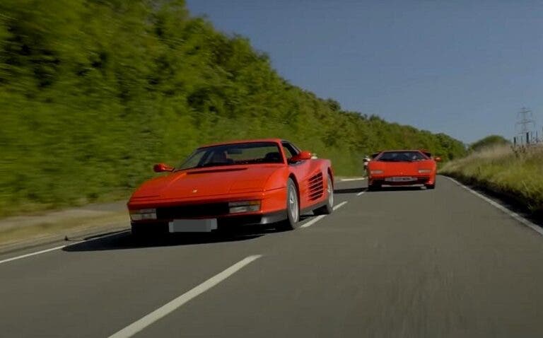 Ferrari Testarossa vs Lamborghini Countach | Video - ClubAlfa.it