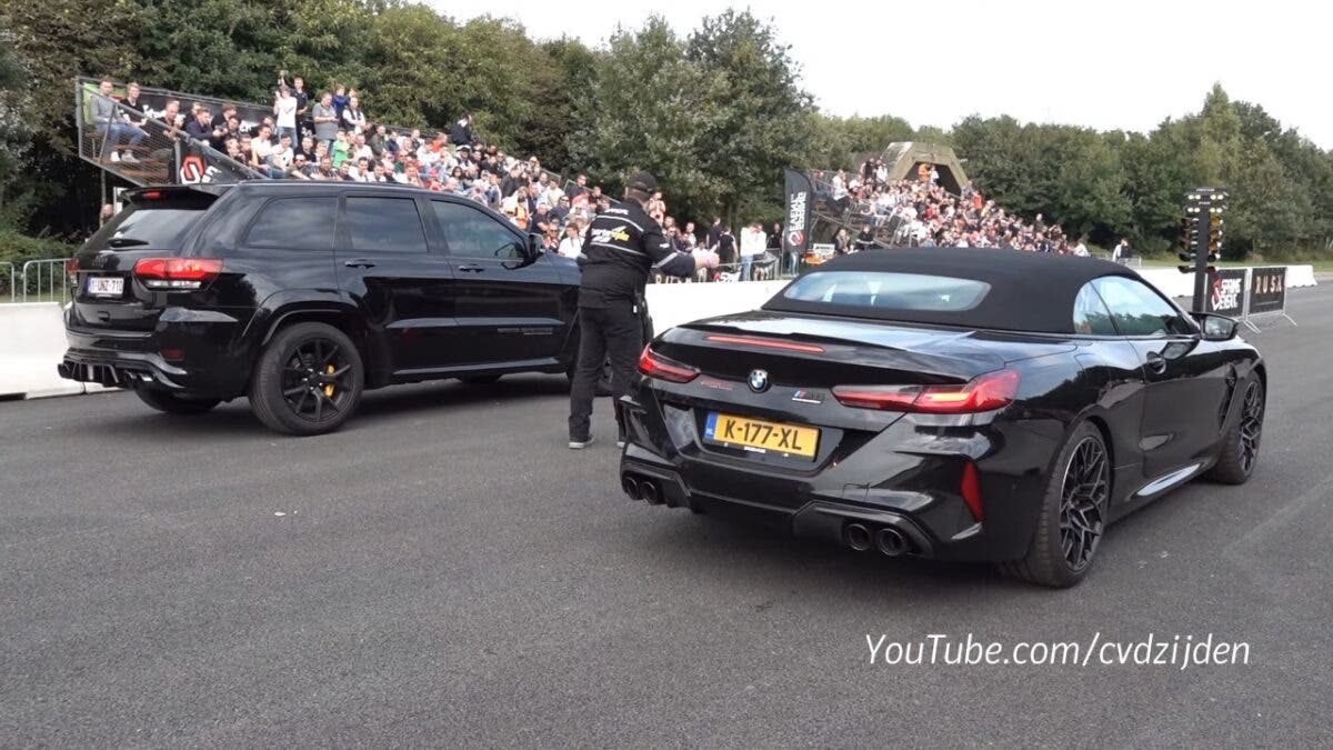 Jeep Grand Cherokee Trackhawk vs Lamborghini Aventador: chi vince la ...