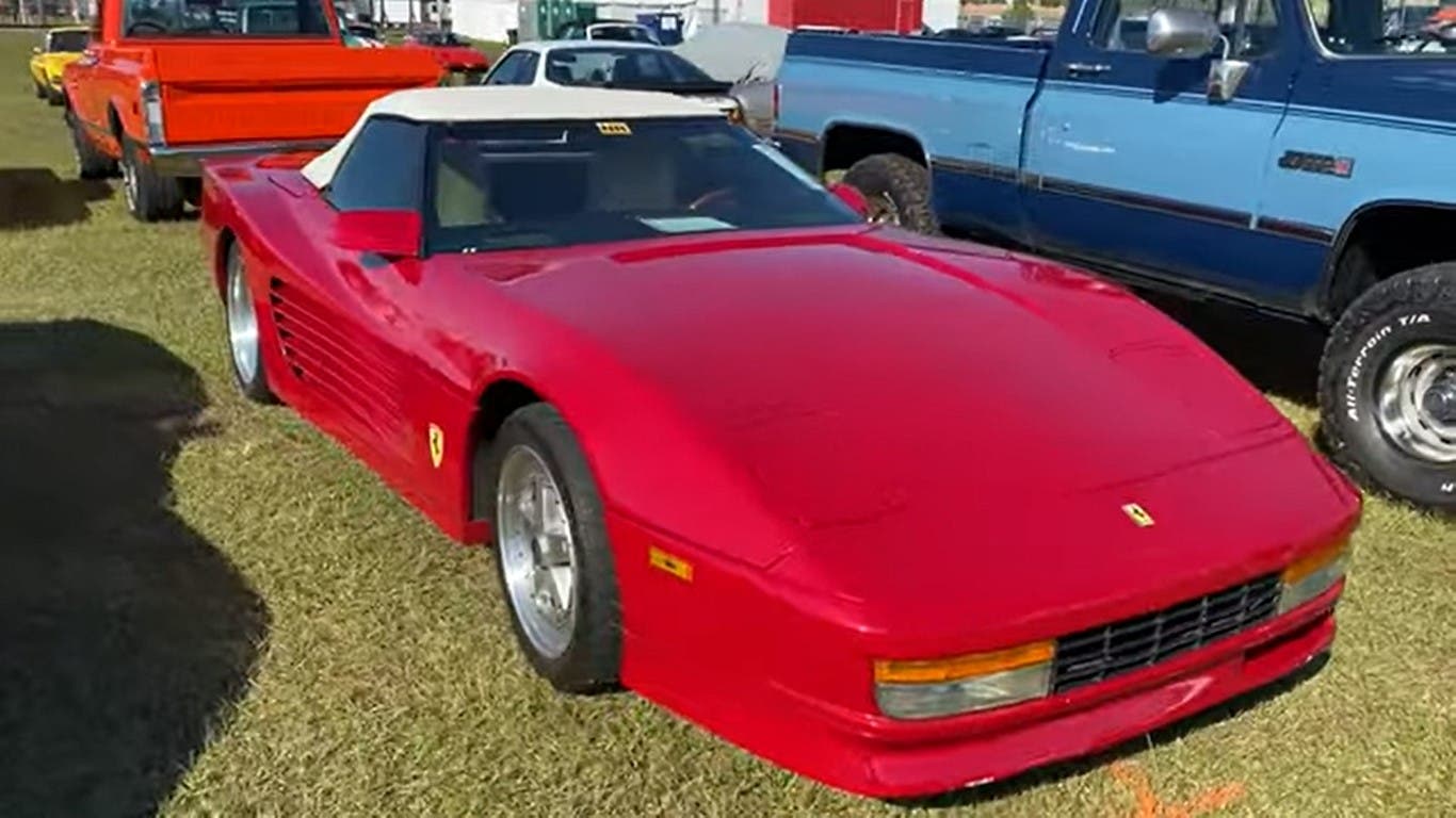 Chevrolet Corvette trasformata in Ferrari Testarossa | Video - ClubAlfa.it