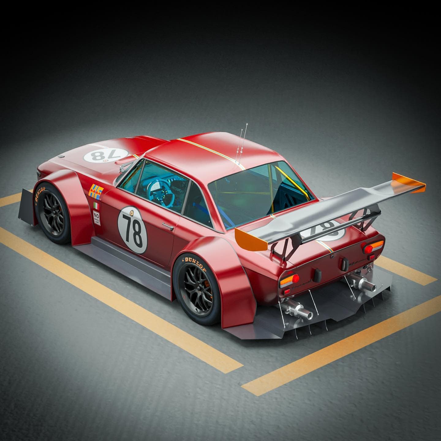 Lancia Fulvia Coupe HF 2JZ: pronta per dominare le peggiori salite ...