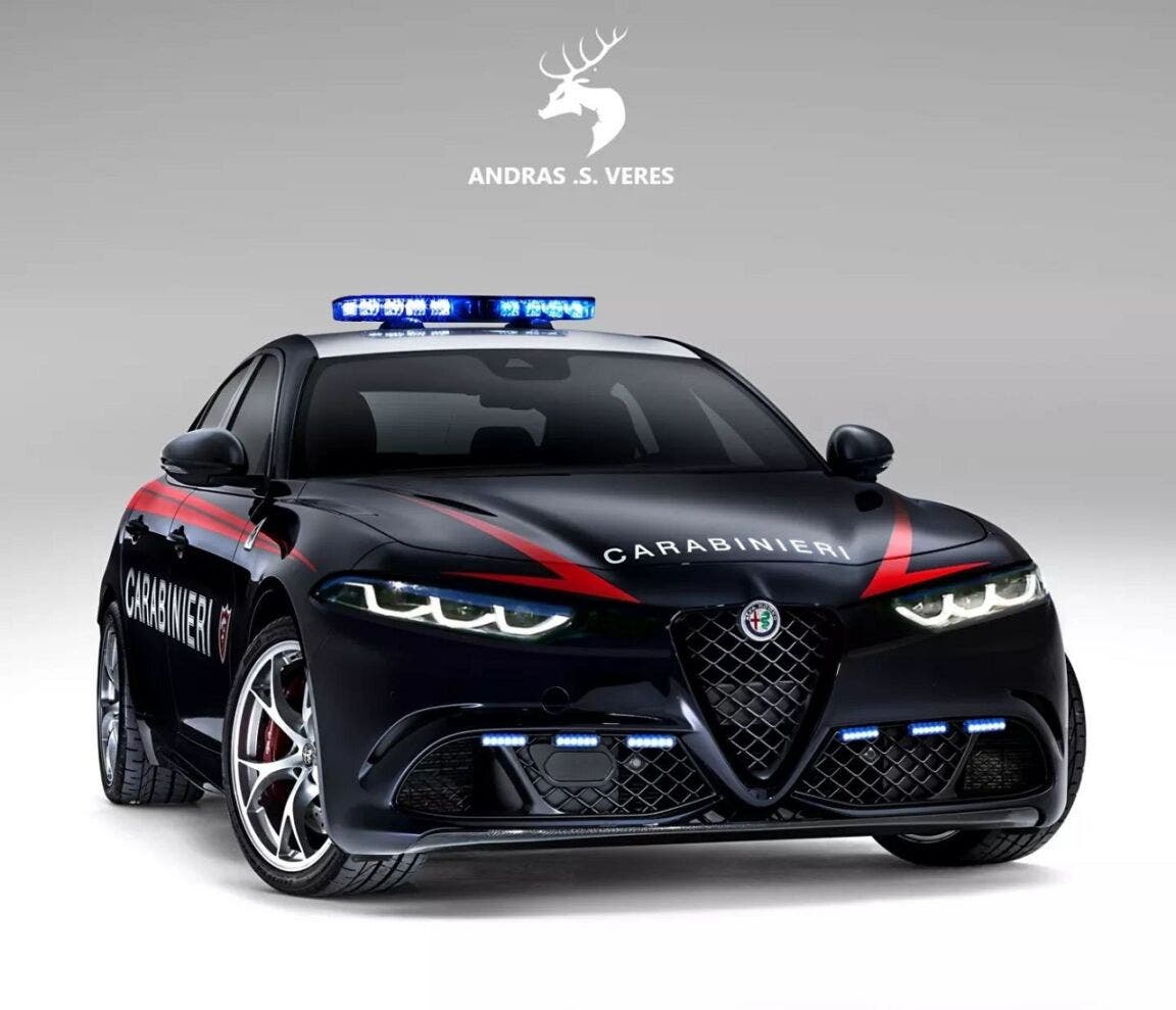 Alfa Romeo Giulia Carabinieri: eccola dopo il restyling [RENDER ...