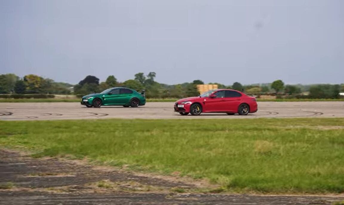 Alfa Romeo Giulia GTA vs Quadrifoglio: drag race | Video - ClubAlfa.it