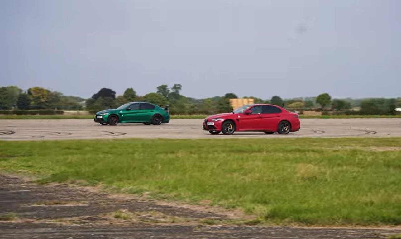 Alfa Romeo Giulia GTA vs Quadrifoglio: drag race | Video - ClubAlfa.it