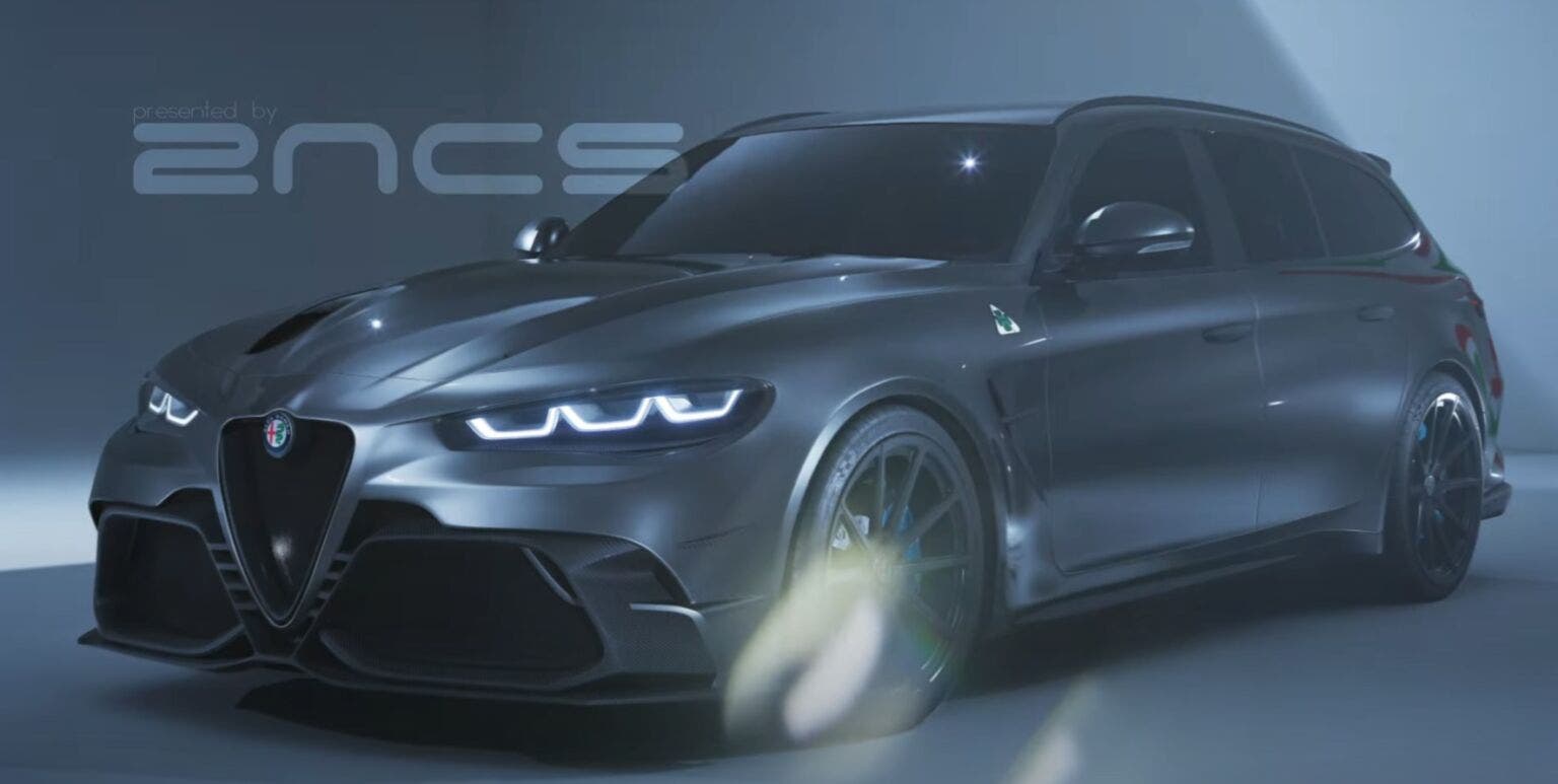 Alfa Romeo Giulia Quadrifoglio Touring: un video mostra come sarebbe ...