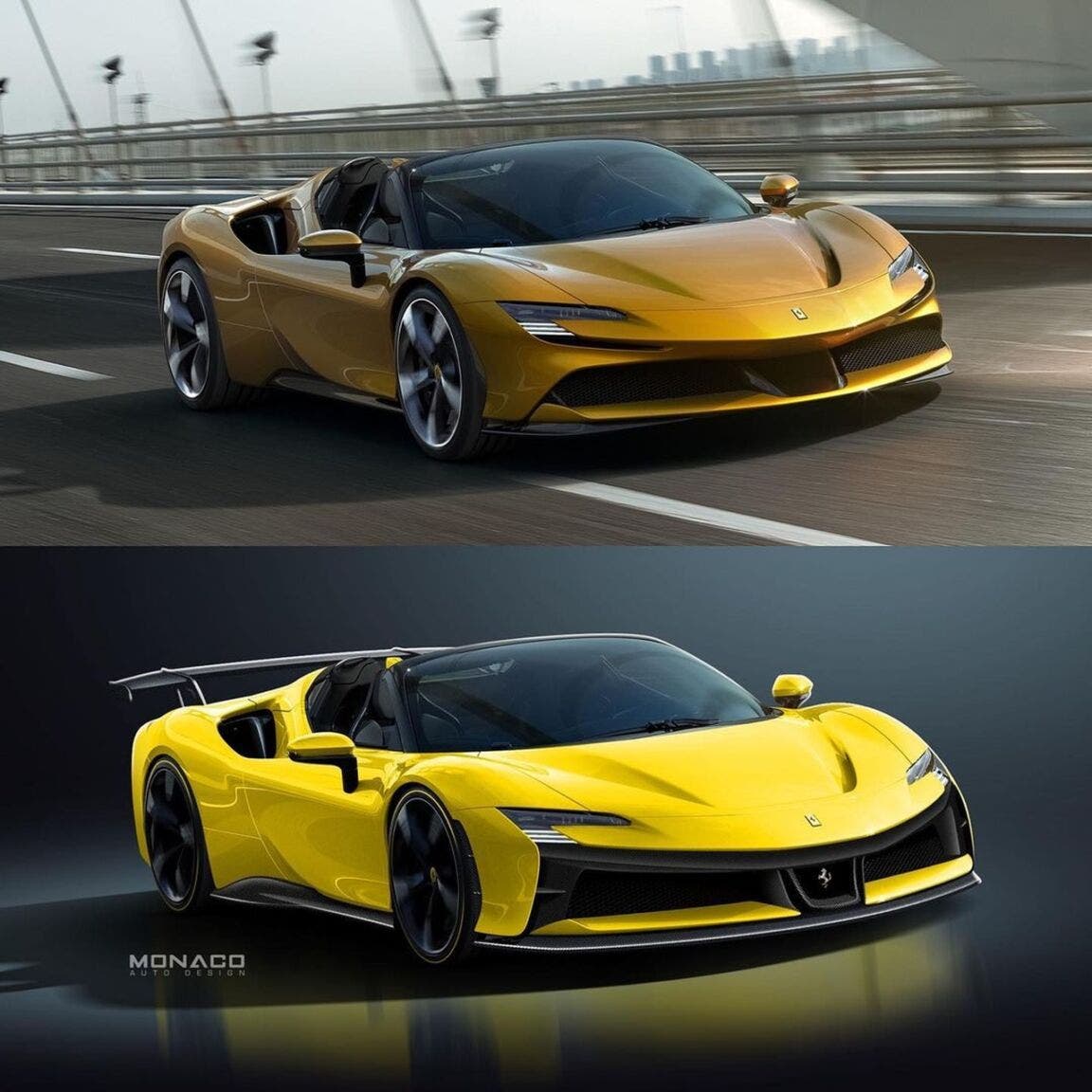 Ferrari SF90 Versione Speciale: sarà questo il suo aspetto finale ...