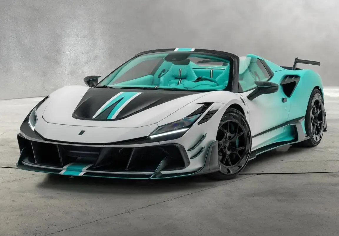 Mansory F8XX Spider Tempesta Turchese: il tuner svela il suo ultimo ...