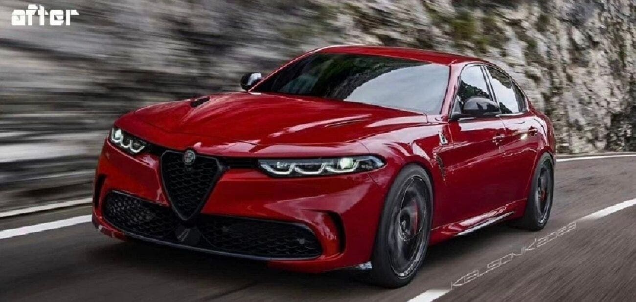 Alfa Romeo Giulia: ecco come sarebbe con un nuovo volto - ClubAlfa.it