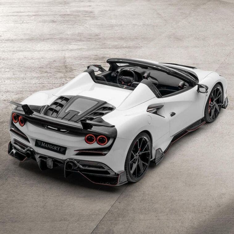 Ferrari F8 Spider: Mansory svela un nuovo soft kit per la scoperta ...