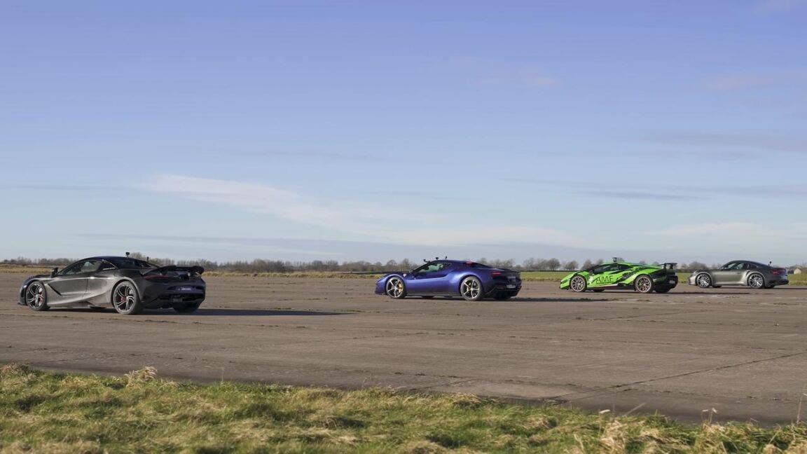 Ferrari 296 GTB vs McLaren 750S vs Lamborghini Huracan Performante vs ...