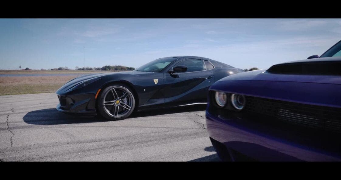 Dodge Challenger SRT Demon 170 vs Ferrari 812 GTS: chi vince la drag ...