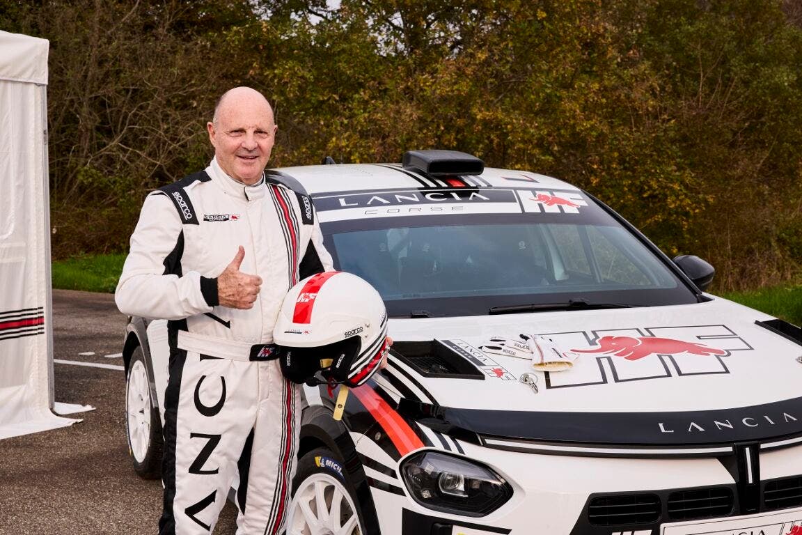 Miki Biasion al volante della nuova Lancia Ypsilon HF Rally4 nella ...