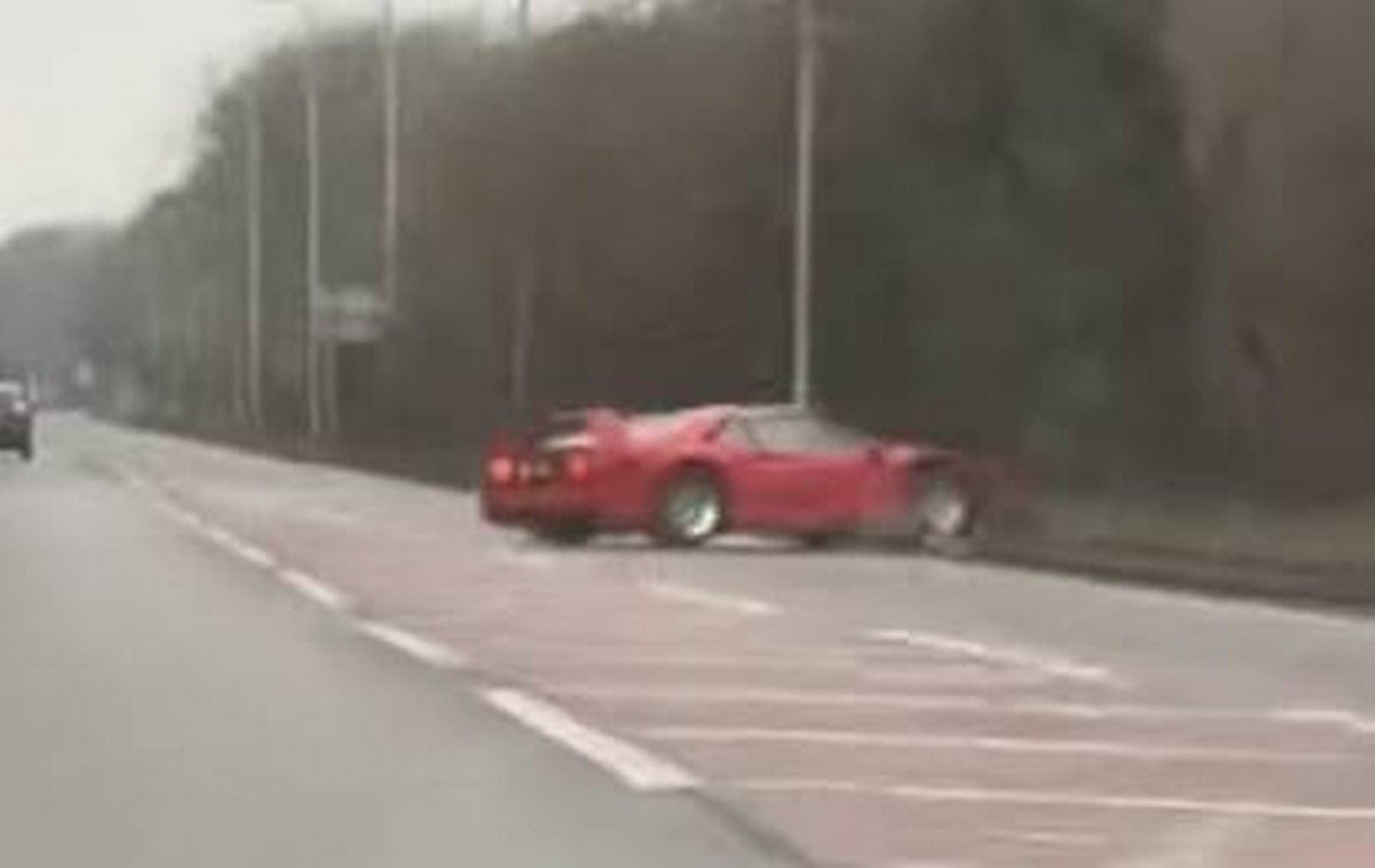 Incidente della Ferrari F40 inglese: ecco il video - ClubAlfa.it