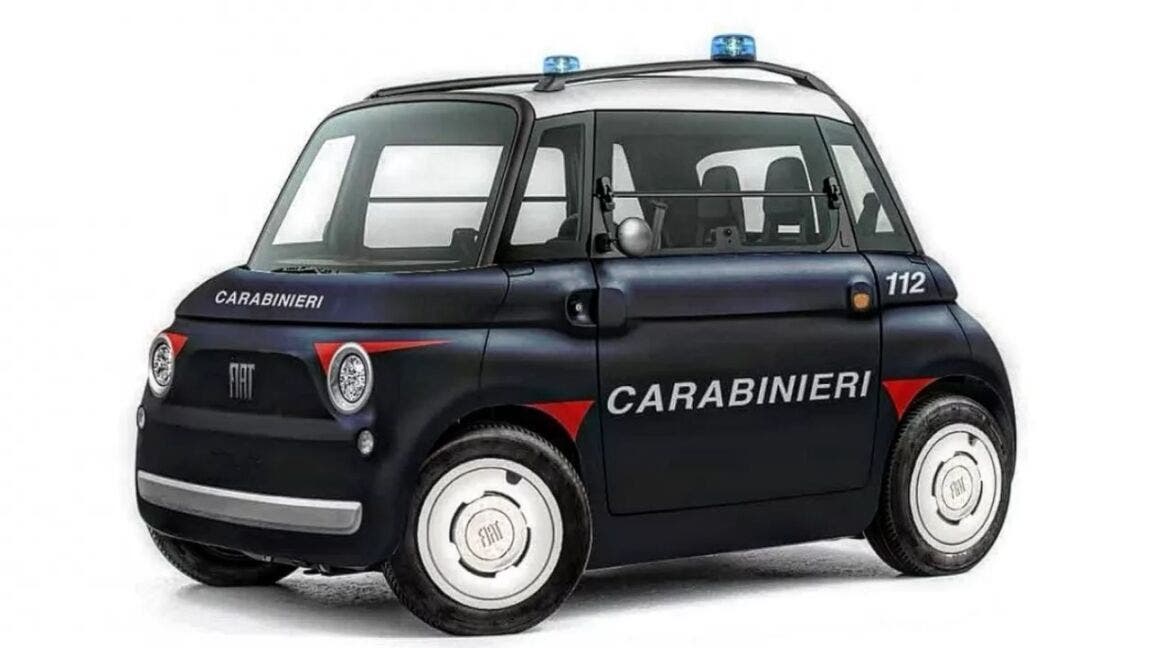 Fiat Topolino Carabinieri avvistata in strada: ecco la prima foto ...
