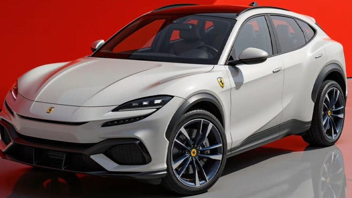 Ferrari Purosangue: un render ipotizza la versione a tre porte ...