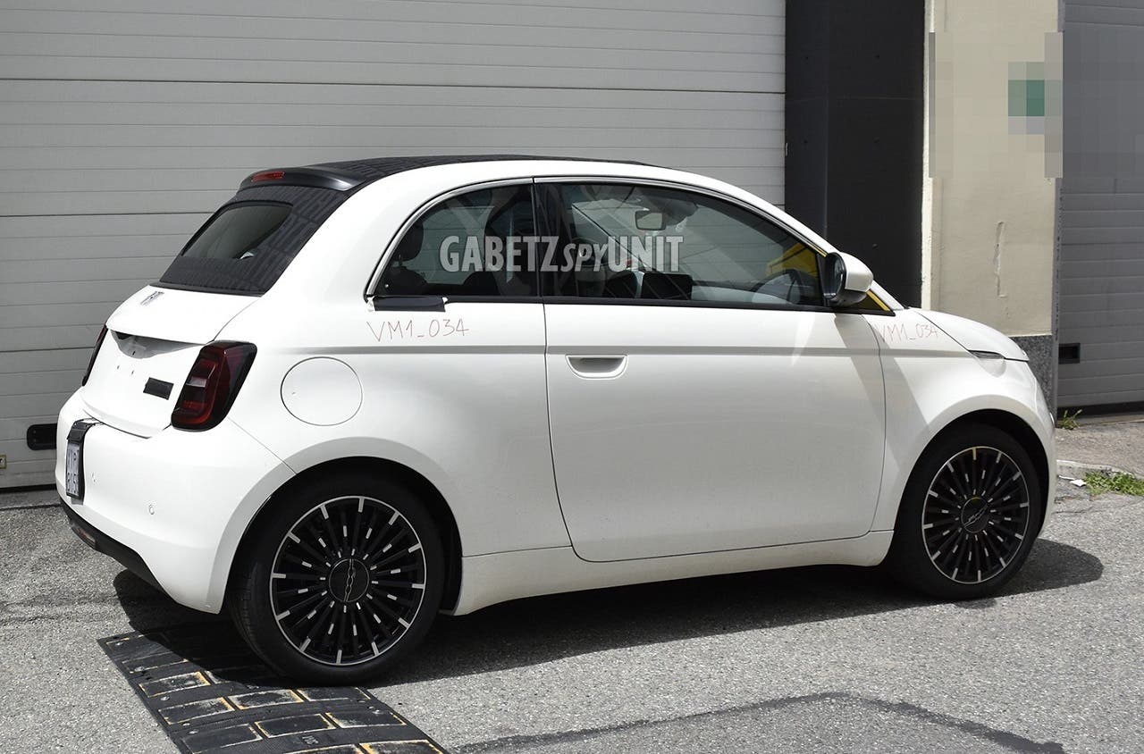 Nuova Fiat 500 Hybrid avvistata in strada in versioen cabrio - ClubAlfa.it