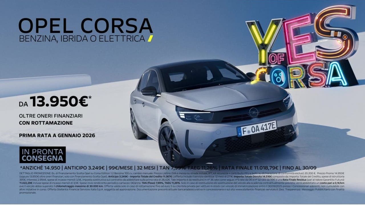 Opel Corsa benzina in offerta da 13.950 euro - ClubAlfa.it