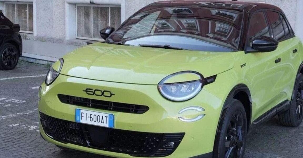 Fiat 600 Sport: online la prima immagine senza veli della nuova ...