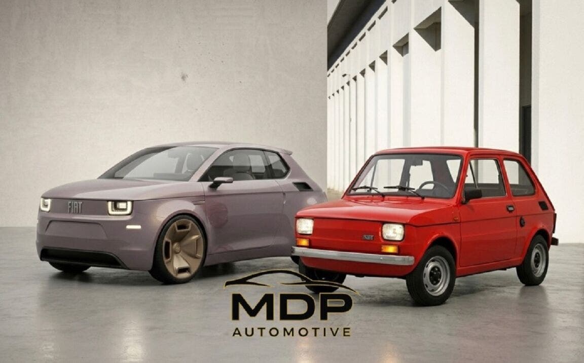Nuova Fiat 126, compatta, elegante e moderna: così rinasce in digitale ...